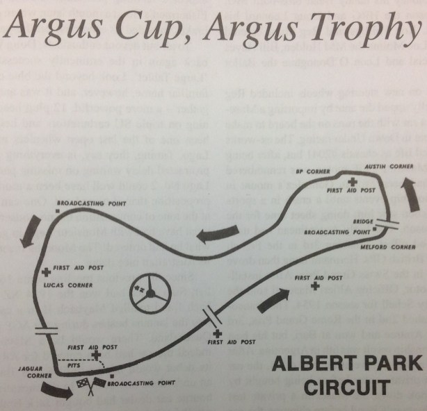 1956 ‘Argus Trophy’ Albert Park: Reg Hunt and Lex Davison: Maserati ...