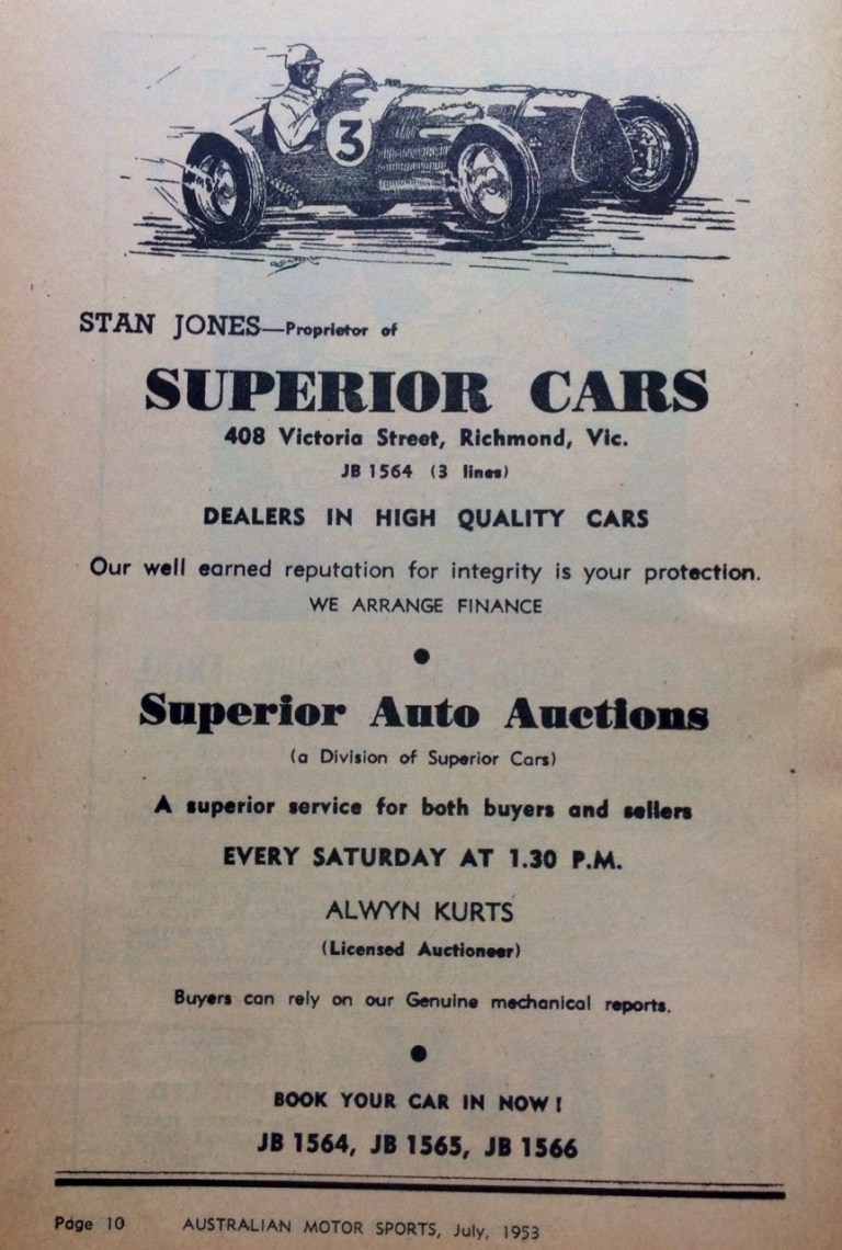 Stan Jones: Australian and New Zealand Grand Prix and Gold Star Winner ...