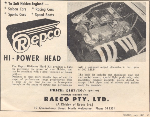 ‘Repco Record’ Car and Repco ‘Hi-Power’ Head… | primotipo...