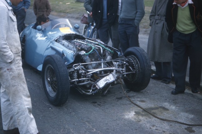Accident damage to Brian Prescott’s Maserati. | primotipo...
