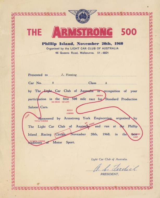 1960 Armstrong 500, Phillip Island… | primotipo...