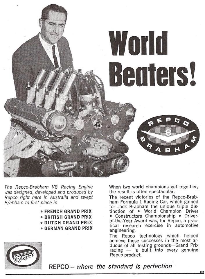 Repco Brabham Engines Type Numbers and Specifications… | primotipo...